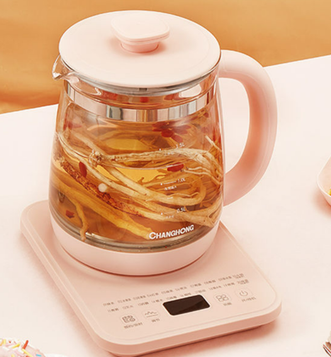 Buy Multifunctional Home Office Thermostatic Pot Small Glass Decoction ...
