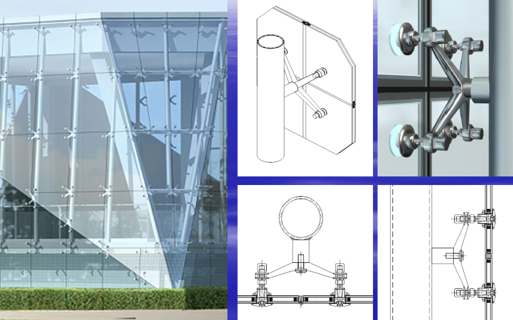 Buy Spider Glass Curtain Wall from Lindon Curtain Wall Ltd, China ...