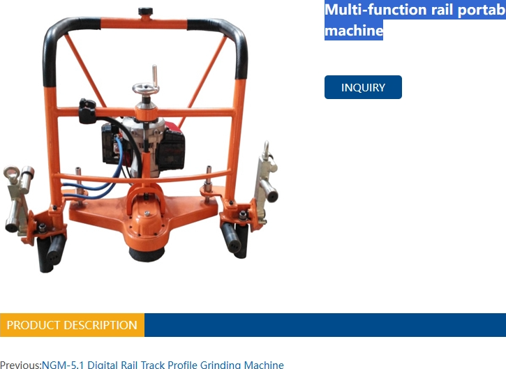 Buy Multi-function Rail Portable Grinding Machine from Wuhan Linkage ...