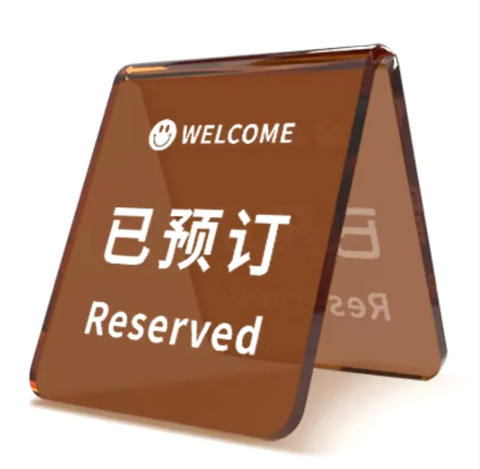 Buy Acrylic Table Name Conference Room Seat Square Board Payment Sign ...