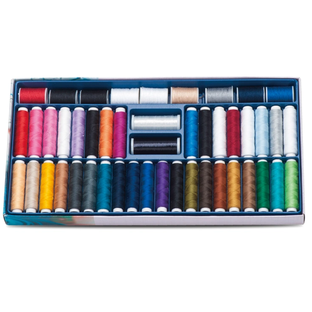 Buy 47pcs Mixed Color Sewing Thread Kits High Quality For Home Diy from ...