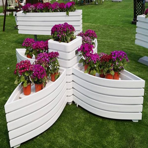 Buy Outdoor Flower Box Hdpe Modern Plastic Box All Weather from G&C ...