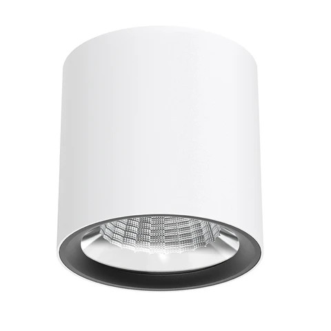 Buy 10w 15w 25w White Black Cylinder Led Downlight Suspended Downlight ...