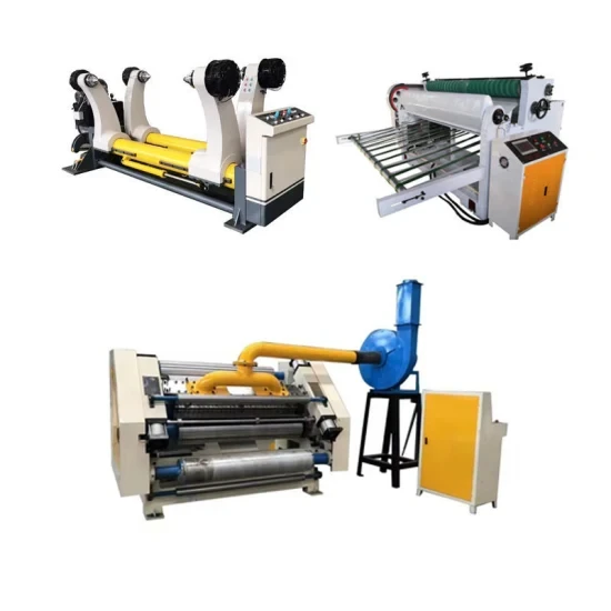 Buy 2 Ply Corrugated Carton Production Line Single Facer Cardboard ...