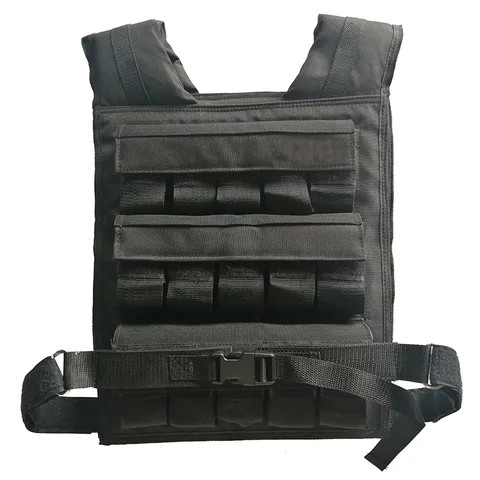 Buy 30kg Adjustable Iron Removable Weight Vest Exercise Loading Weight ...