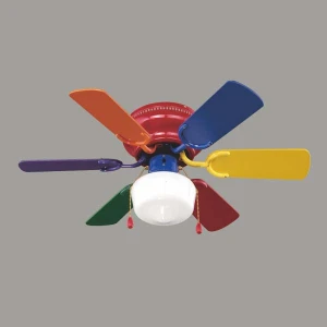 Buy 42 Inch Colorful Ceiling Fan With Led Light Decorative Lighting ...