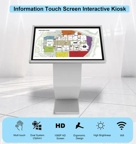 Buy 43-inch Digital Interactive Display Floor Standing Kiosk Shopping ...
