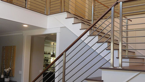 Buy Ablinox Sus 304/316 Rose Gold Satin Stainless Steel Balustrade ...