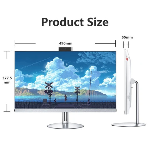 Buy All In One Pc Aio Computador Desktops 21.5 23 27 32 Inch Computer ...