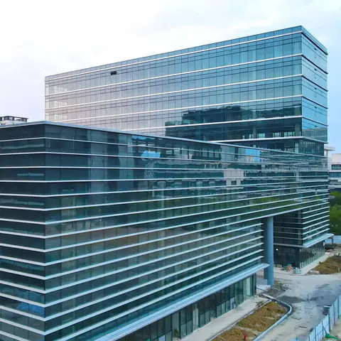 Buy Aluminum Glass Window Wall System Tempered Glazed Design Curtain ...