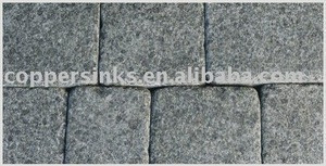 Buy Black Basalt Tumbled Paver from Xiamen Granite Import & Export Co ...