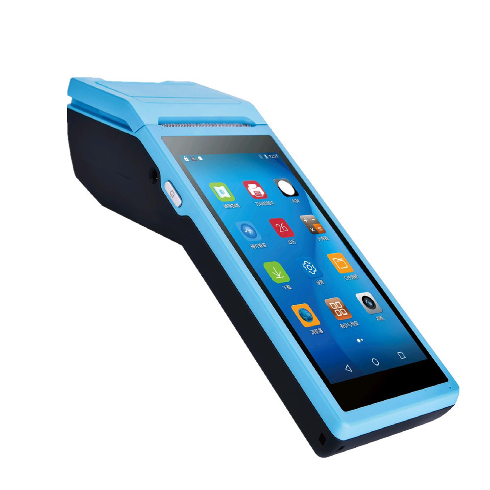 Buy Blue Color Pos Q2 Mobile Android 6.0 Pos Terminal Printer Android ...
