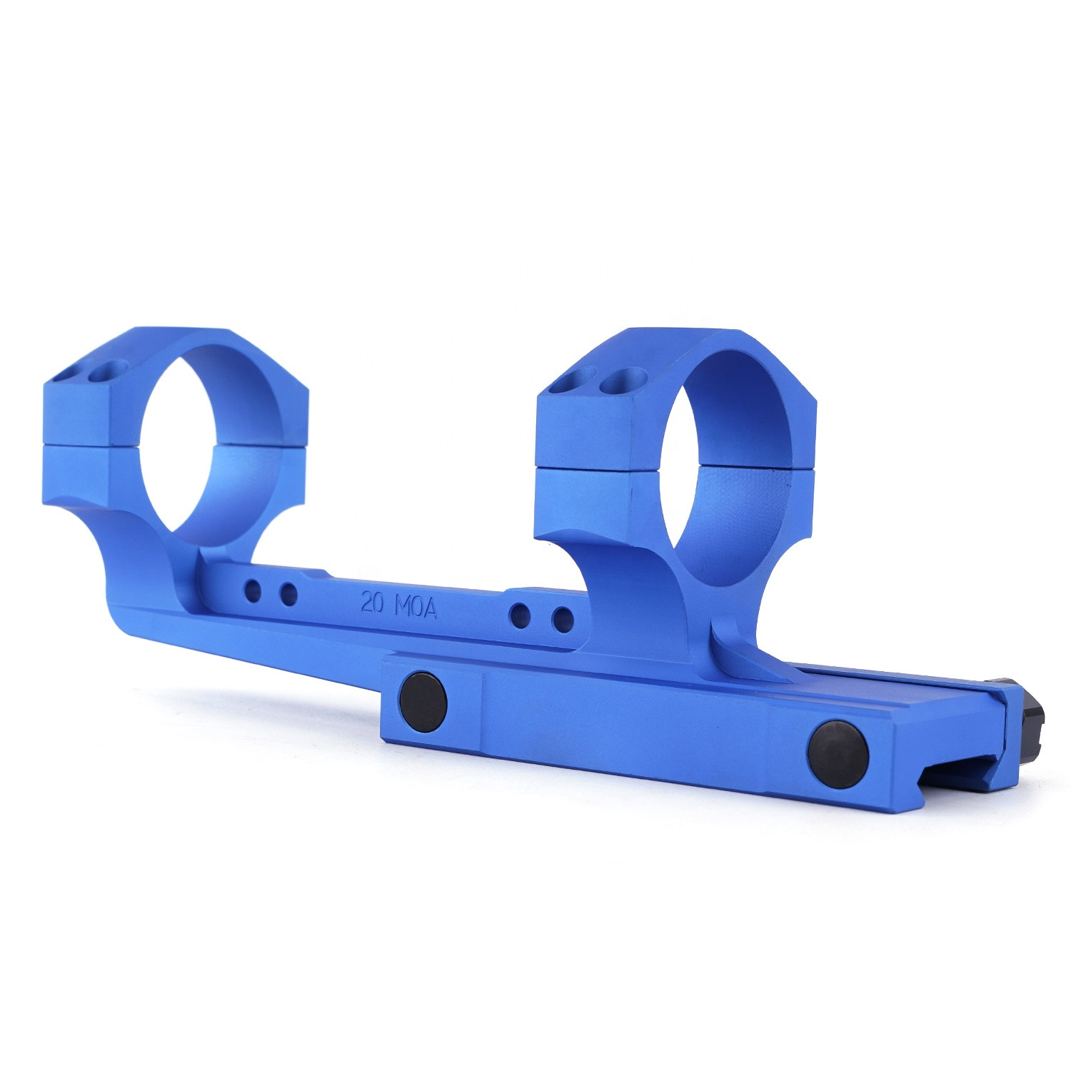Buy Blue Tactical Rail Mount 34mm 20moa Double Scope Rings One Piece ...