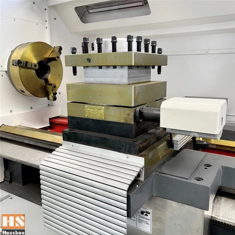 Buy Ck6180 Cnc Lathes Machine Horizontal Lathe Cnc Fanuc Control 8-station Flat Bed Cnc Lathe ...