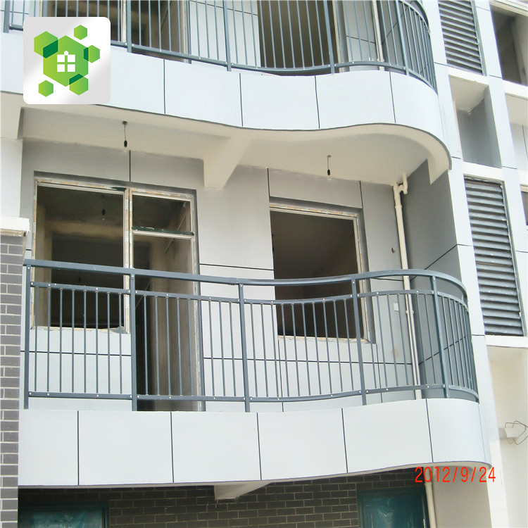 Buy Custom Decorative Prefabricated Metal Deck Railing Metal Balcony ...