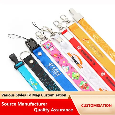 Buy Custom Solid Black Solid Colour Series Mobile Phone Lanyard ...