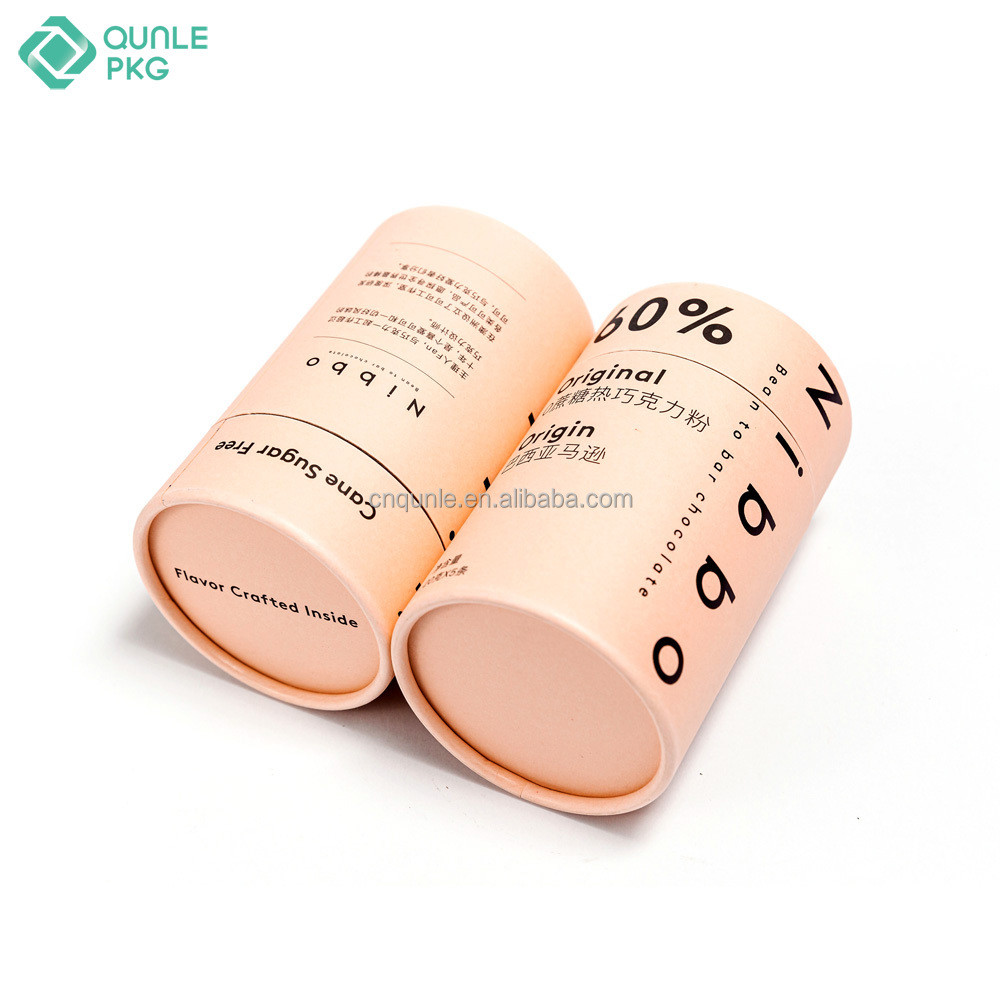 Buy Eco Friendly Cardboard Tube Protein Packaging Protein Powder ...