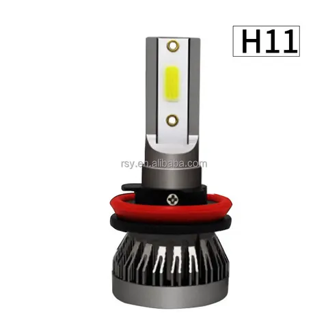 Buy Fanless Small Size Mini Led Headlight H11 H7 H1 9005 9006 Led ...