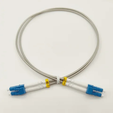 Buy Fiber Optic Patch Cord Armored Fiber Cable Sm Fiber Optic Jumper ...