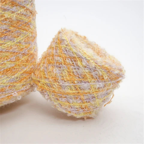 Buy Forward Multi-color Space Dyed Naturally Curly Knitting Yarn ...