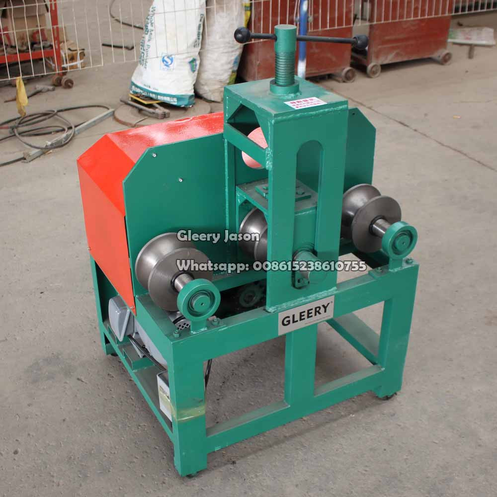 Buy Gwh-50/76/100 Model Angle Iron Bending Rolling Machine Steel Tube ...