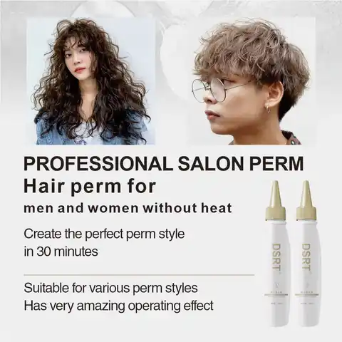 Buy Hailu New Technology Professional Salon Argan Oil Cool Curly Perm ...