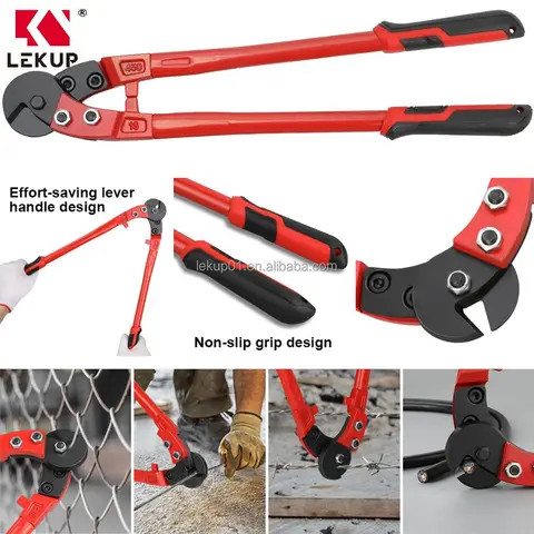 Buy Heavy Duty Industrial Strength Cable Cutter Steel Wire Cutters 18 ...
