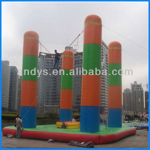 Buy Inflatable Four-pillar Bungee Jumping/inflatable Bungee Jumping ...