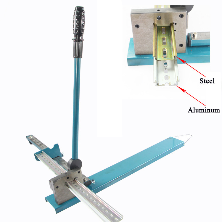 Buy Manual Din Rail Cutter Tools Guide Rail Cutting Machine Al Trunking ...