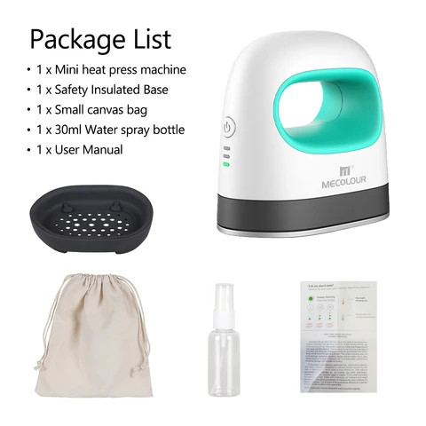 Buy Mecolour Iron Small Heat Press Machine Mini Shoe T Shirt Printing ...