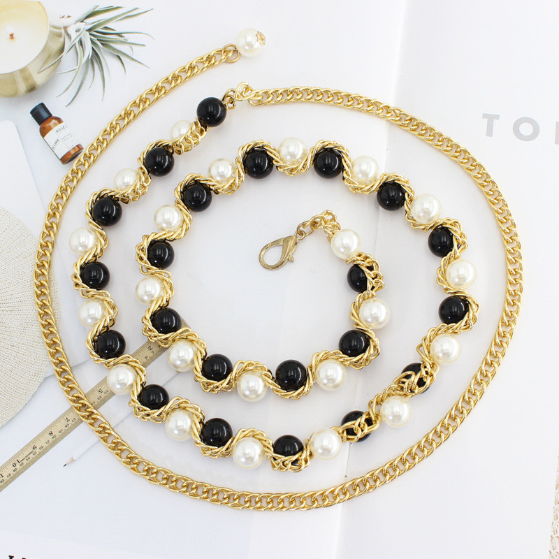 Buy Metal Material Wedding Party Simple Gold Belt Women Belts ...