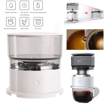 Buy Mini Portable Drip Coffee Pot Smart Automatic Hand Brewing Outdoor ...