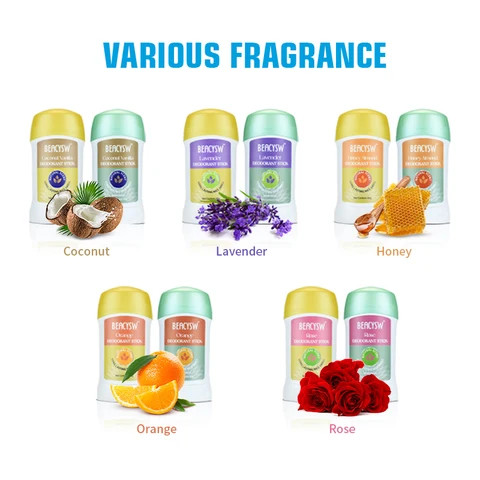 Buy Natural Vegan Organic Body Deodorant Stick Perfume Body Deodorant ...