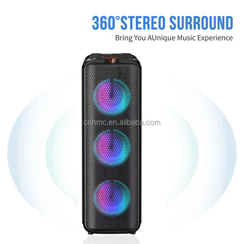 Buy New Design Three 8 Inch Horn Speaker Big Power Bass Treble Running ...