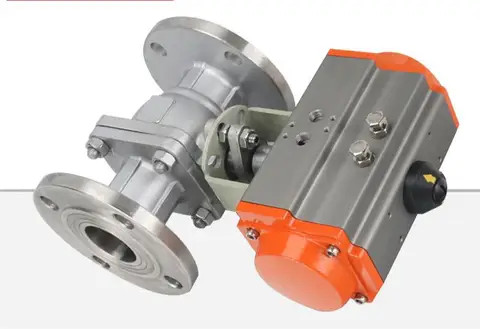 Buy Pneumatic Ball Valve Two Way Steam Floating Ball Valve Hyf-qf-30 ...