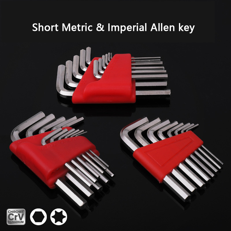 Buy Professional Metric & Imperial Allen Key Sets Cr-v Hex Key L Type ...