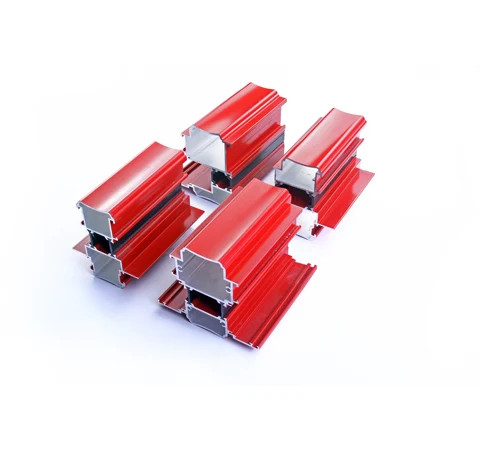 Buy Qiangfeng High-quality Red Finish Aluminum Profiles Spraying ...