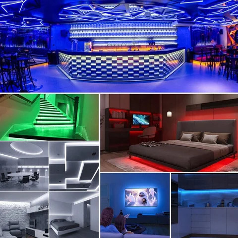 Buy Rgb High Density Uniform Light Chasing Color Dc12v 24v 720 Leds/m ...