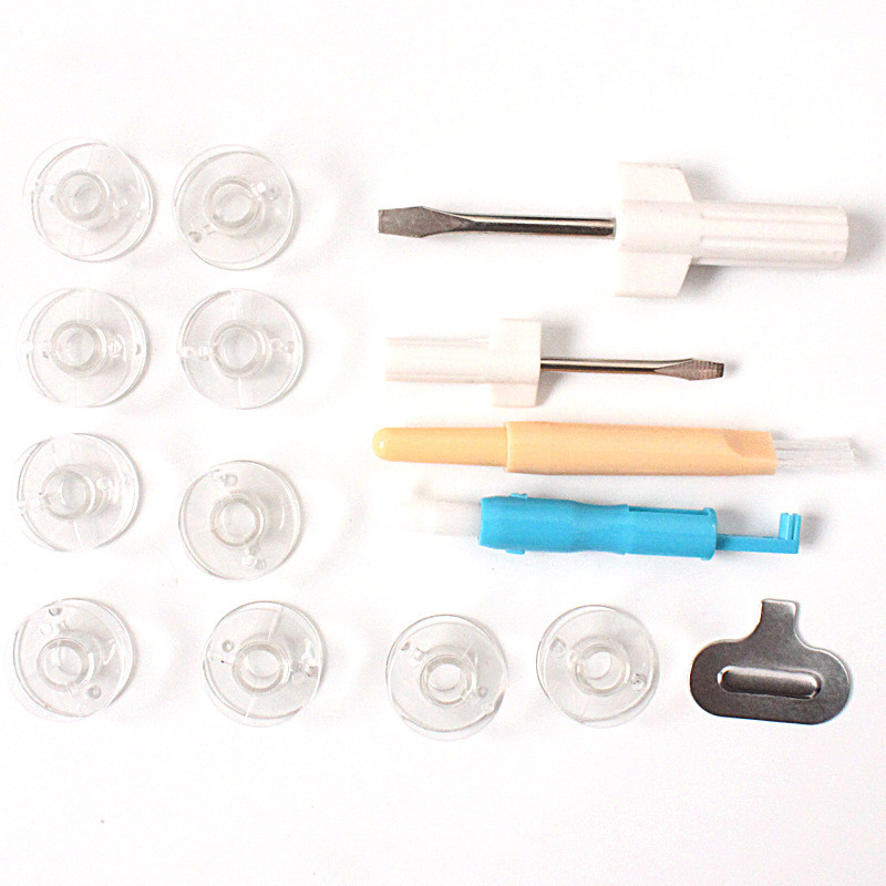 Buy Sewing Machine Tool Kit Includes Plastic Bobbins,screwdriver And ...