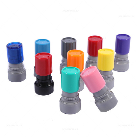 Buy Small Mini Ha Round Circle Flash Photosensitive Stamp Black Double ...