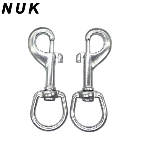 Buy Stainless Steel Scuba Diving Clips Swivel Eye Snap Hook Dive Single ...