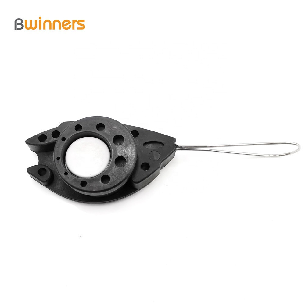 Buy Strong Plastic Ftth Fiber Drop Cable Clamp Fish Cable Clips from ...