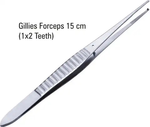 Buy Surgical Gillies Forceps 14cm Standard Stainless Steel from REAL ...
