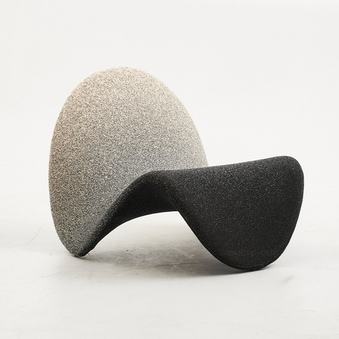 Buy Tongue Shape Mid Century Lounge Chair Stackable Accent Chairs ...