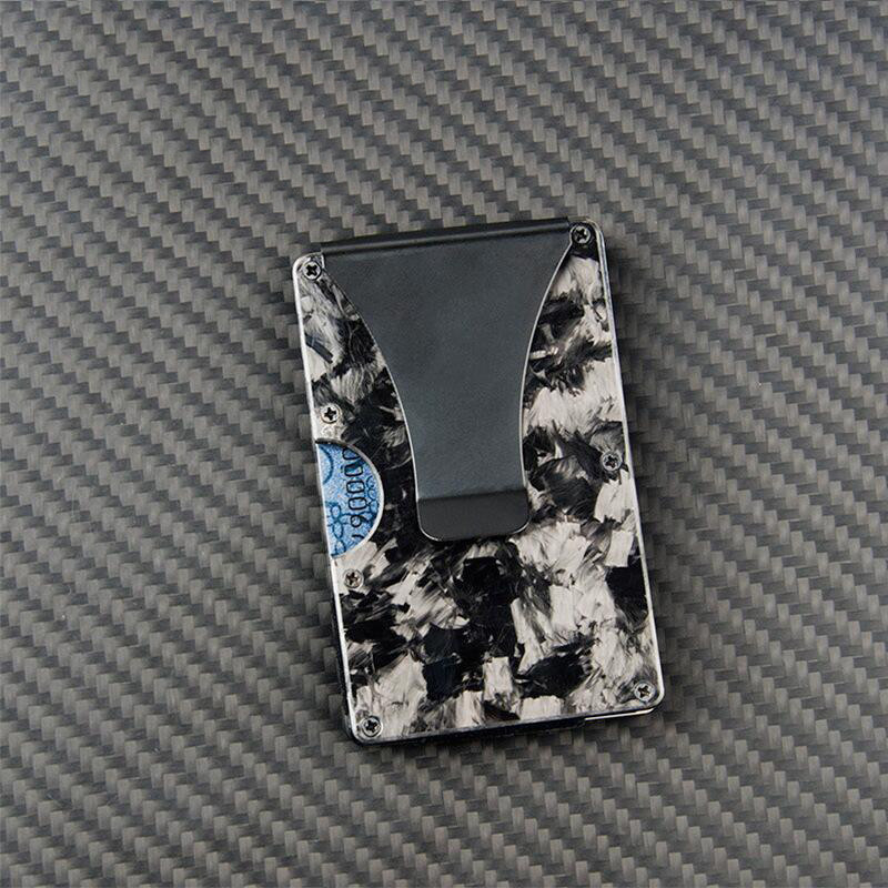 Buy Ultra Thin Rfid Real Forged Carbon Fiber Card Wallet Minimalist ...