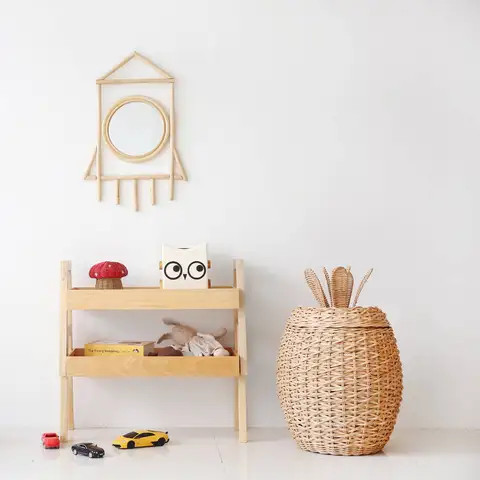 Buy Unique Rattan Mirror For Children In The Shape Of A Rocket ...