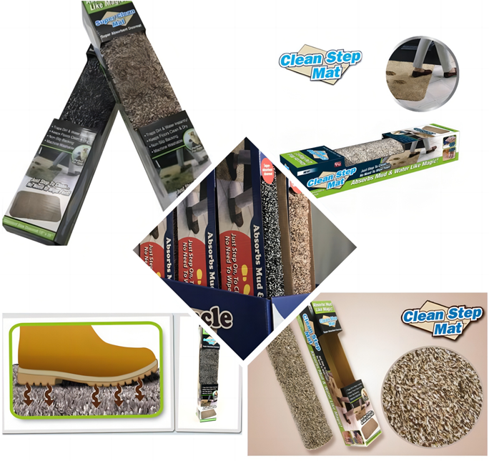 Buy Clean Step Mat Absorbs Mud Like Magic Made Of 55% Cotton And 45% ...