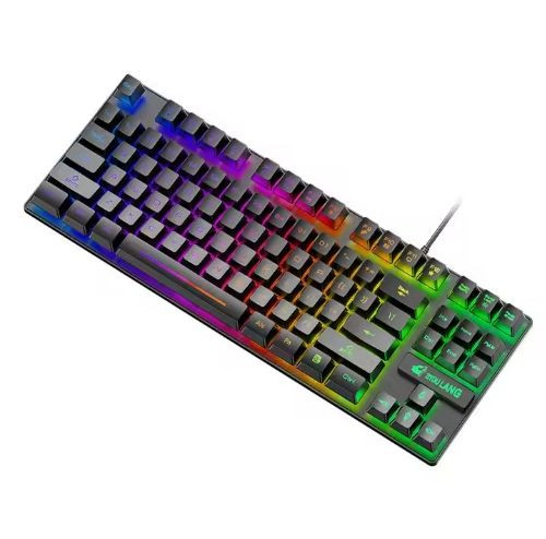 Buy Ziyoulang K16 87 Key E-sports Game Mechanical Touch Keyboard Laptop ...