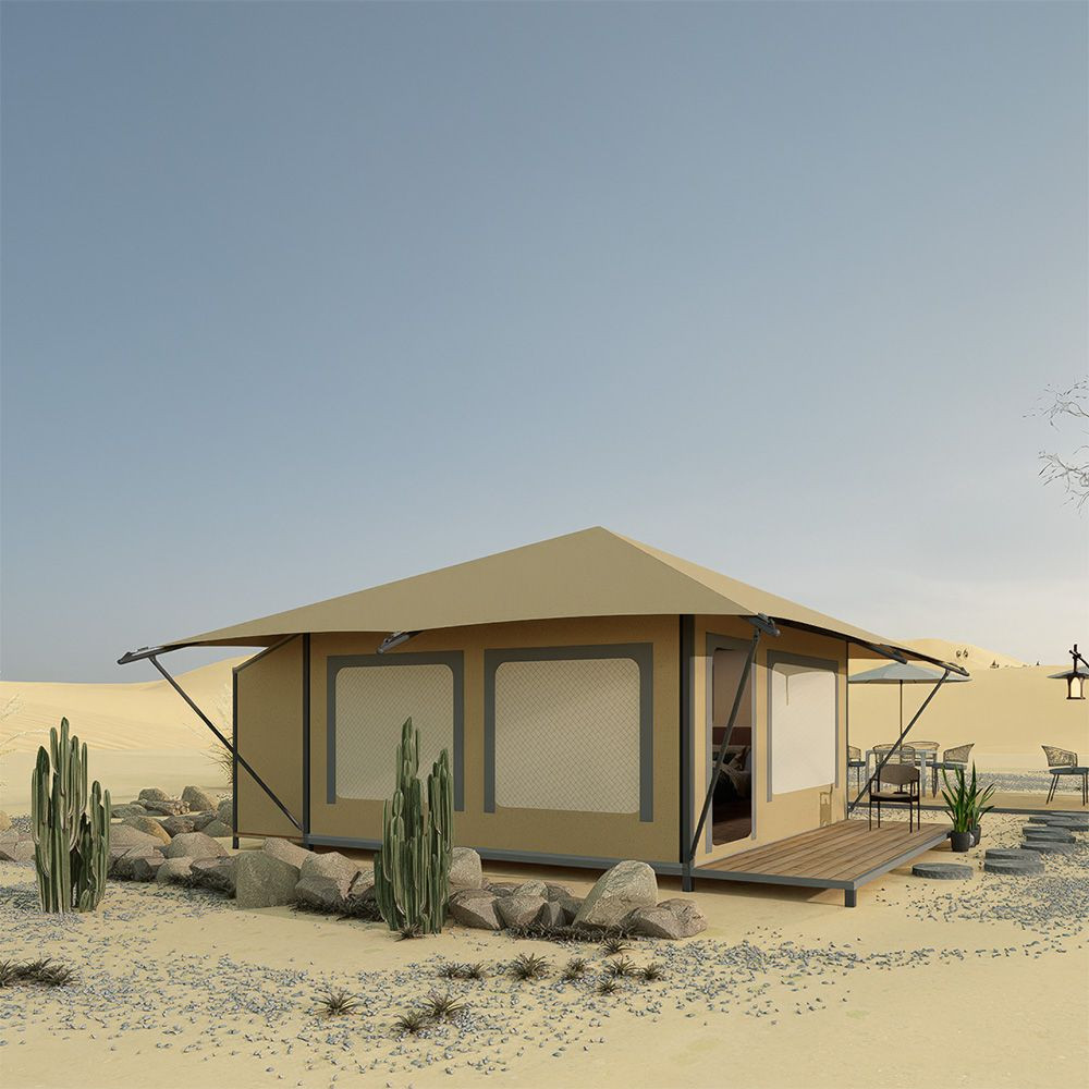 Buy Comfortable Safari Cabin Tent Waterproof Canvas Wall Tent from ...