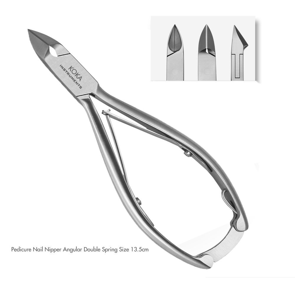 Buy Pedicure Nail Nipper Curved Double Spring Size Customize from KOKA ...